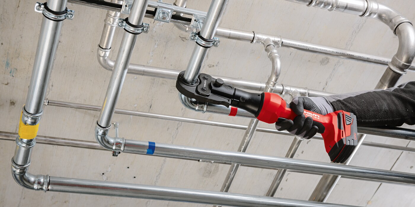 Your most-asked pipe press questions - Hilti Ireland