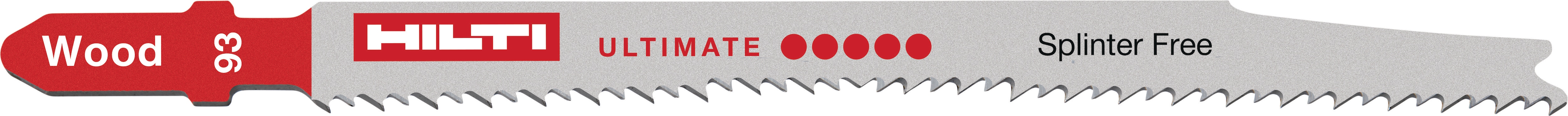 Jig saw blades for hard wood (splinter-free) - Saw blades - Hilti Ireland